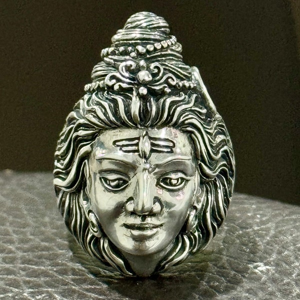 Mahadev Ring, Lord Shiva Ring, Hindu Men Jewelry. - Etsy