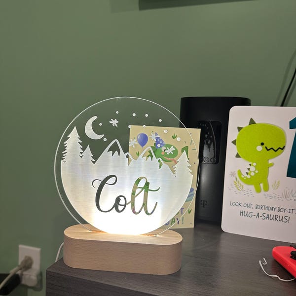 Custom LED Butterfly Name Light Personalized Bedroom Decor Sign Light ...