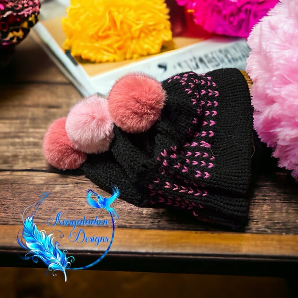 Addi Little Hearts Hat Machine Knit PATTERN | Adult, Child, Newborn Hat ...