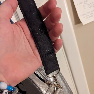 Blue Denim Jeans Key Fob Wristlet Keychain With Tassels - Etsy