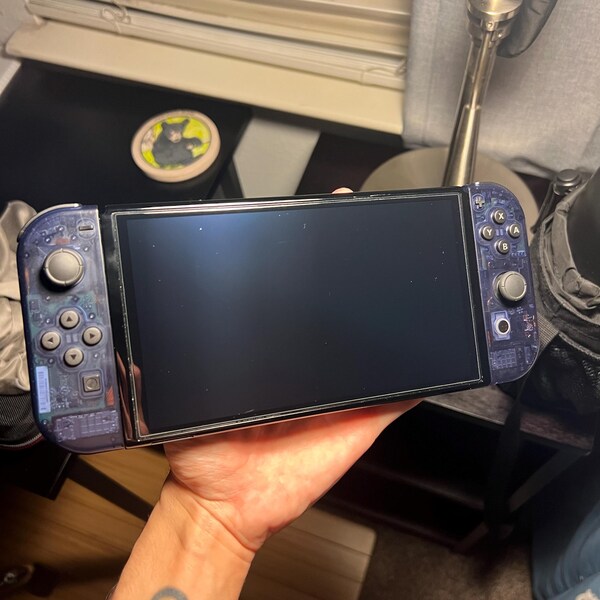 New Custom Nintendo Switch White D-pad Joy-con Controller - Etsy