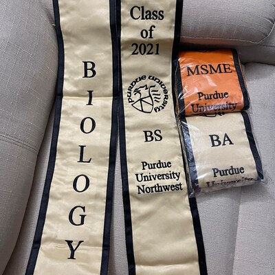 Custom Embroidery Graduation Stole Custom Personalized Stole Custom ...