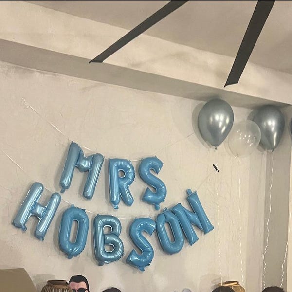 Custom Balloon Letters Balloon Phrase Baby Blue Letter Balloons Custom ...