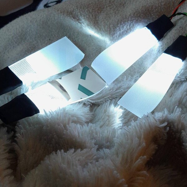 Luminescent Eyes Kit BVS, Adaptable to Any Helmet, Lenses Engraved and ...