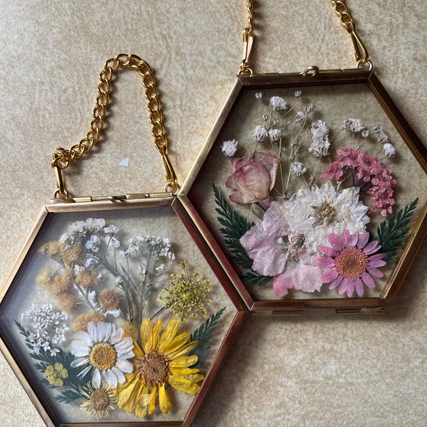 Glitzy Flower Box | Pressed Flower Art | Boxes | Embellished |jewelry ...