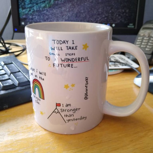 The Morning MINDSET Mug - Mental Health, Mindset, Law of Attraction ...