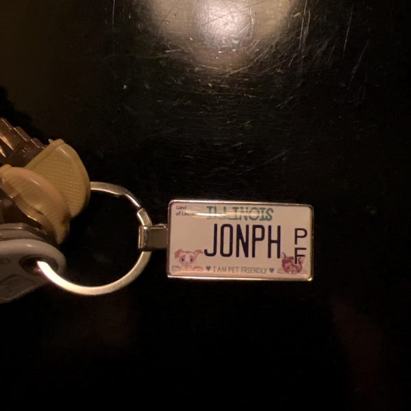 California License Plate Keychain Custom Car Keychain License Plate ...