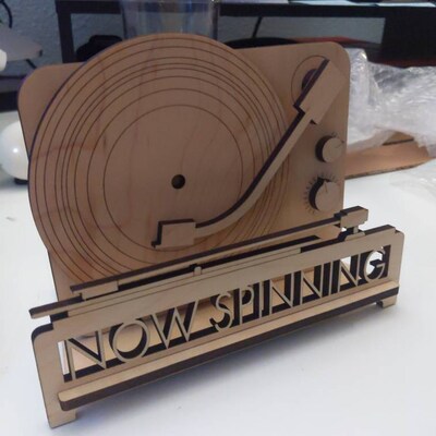 Now Spinning Vinyl Record Holder for Musicians, Dads, Music Lovers, Djs ...
