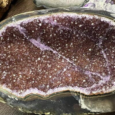 Atlas Huge XXL Statement Rainbow Amethyst Druzy Quartz Crystal Geode ...