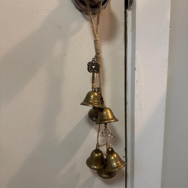 Witch Bells Wreath, Witch Bells for Door, Witch Bells Wind Chime, Door ...