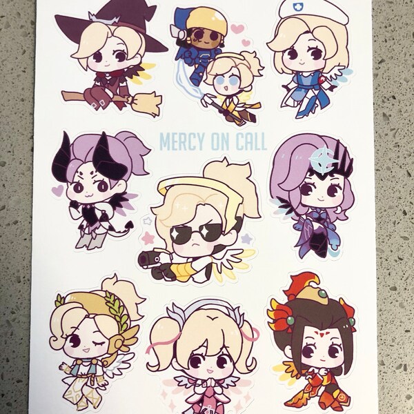 Mercy Love Sticker Sheet - Etsy