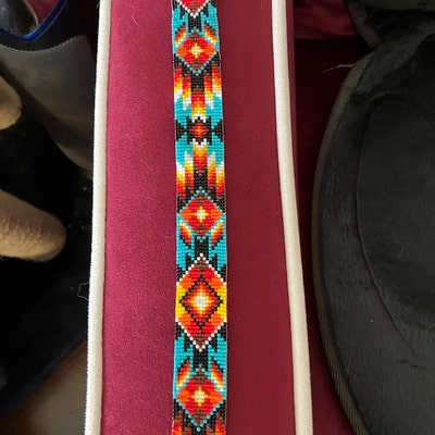 Horse Run Hat Band Pattern Hat Band Native Bead Loom Pattern PDF ...