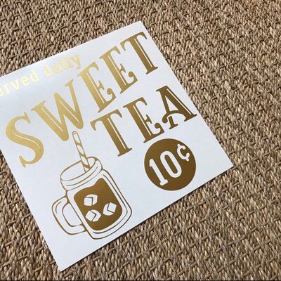 Sweet Tea SVG Sweet Tea Served Daily SVG Mason Jar SVG Commercial Use ...