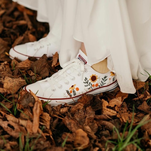 Converse Chuck Taylor 1970s Embroidery/ Custom Converse/ Embroidered ...