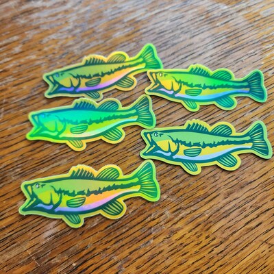 Crappie Sticker High-quality, Durable Freshwater Fish Fishing Decal for ...