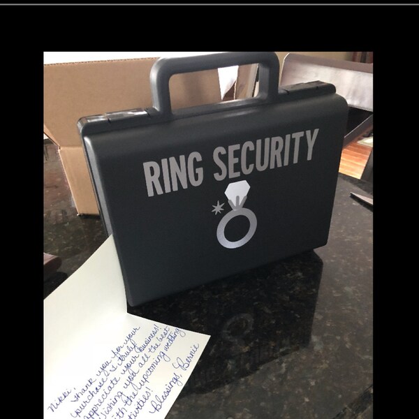 Ring Security Briefcase Plus Sunglasses, Ring Bearer Briefcase, Ring ...