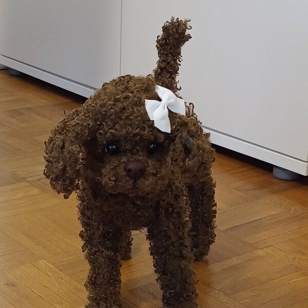 Puppy Michelle , made to Order Poodle Dog , Toy Poodle, Fur Toy Poodle ...