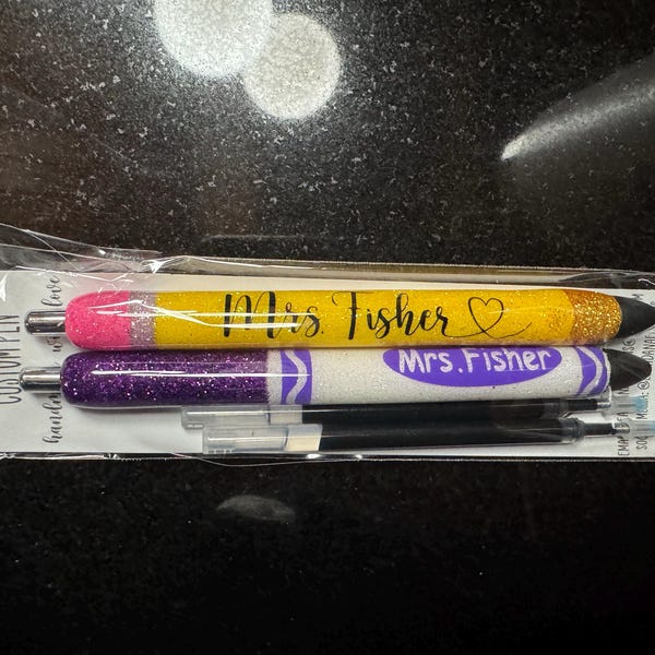 SMILEY FACE Pen | Refillable Gel Pen | Glitter Pen - Etsy