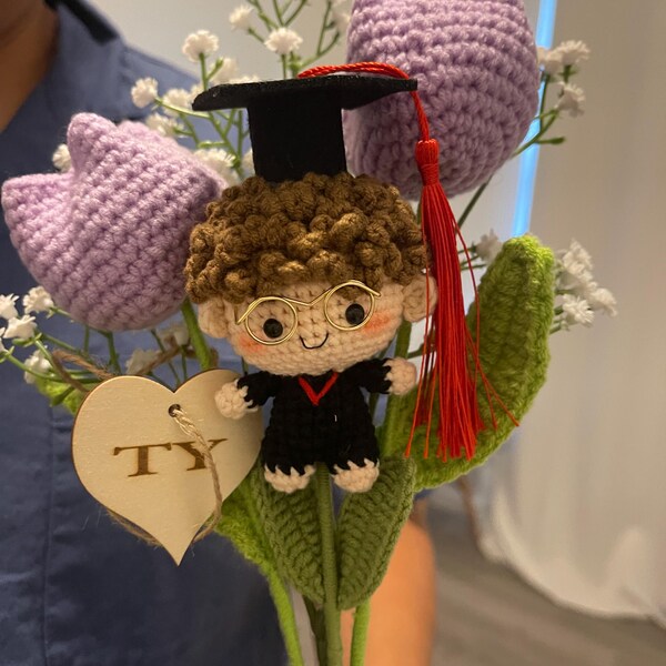 Sanrio Crochet Bouquet, Sanrio Heart Series, Crochet Flowers Bouquet, Sanrio Gift, Valentine's ...