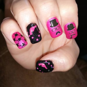 Gun Nail Decals, Gun Nail Art, Gun Nail Stickers, Gun Gifts, Gun Nail ...