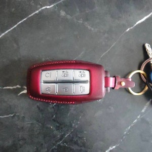 2023 2024 Mini Cooper S JCW Key Fob Cover, Leather Key Case for Keyless ...