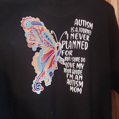 Butterfly Autism Layer Design for Vinyl and Png Clipart for Sublimation ...