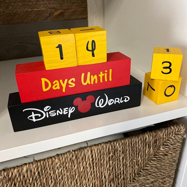 Disney Countdown Blocks - Etsy