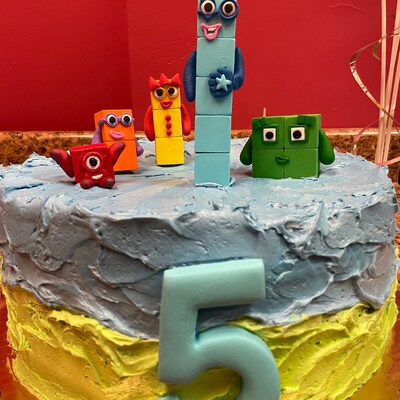 Numberblocks, Edible Numberblocks, Fondant Numberblocks, Numberblocks ...