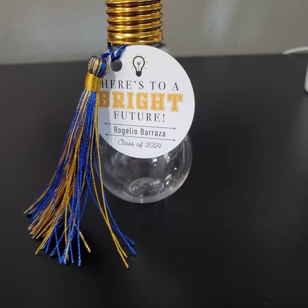 Here's to A Bright Future Tags,class of 2025 Tags,graduation Favor Tags ...