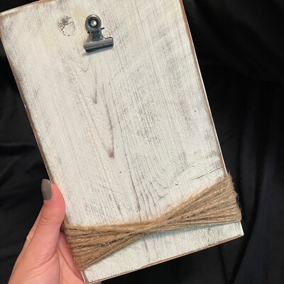 Rustic Clip Frames, Rustic Frames - Etsy