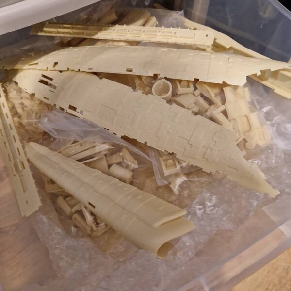 MYST Style Steampunk Space Rocket Ship Resin Model Kit With Interior ...