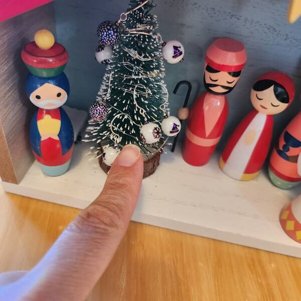 Bulk Miniature Christmas Ornaments, Grab Bag of Pretty Mini Glass Ball ...