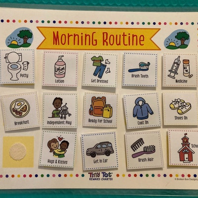 Daily Visual Schedule 120 Routine and Activity Cards, Includes Charts ...