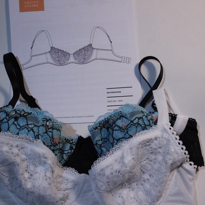 Instant Download PDF Lingerie Sewing Pattern for an Underwire Bra ...