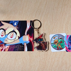 Lilian Keychain gildedguy Stories Charm - Etsy