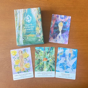 Earth Alchemy Oracle Deck With Plants, Flowers and Crystals, Botanical ...