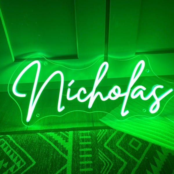 Custom Neon Sign for Wedding Family Name Sign Custom Wedding Decor Neon ...