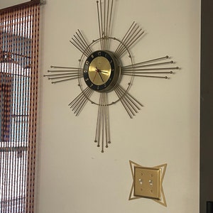 TELSTAR Painted Mid Century Atomic Shadow Box Light Switch and Outlet ...