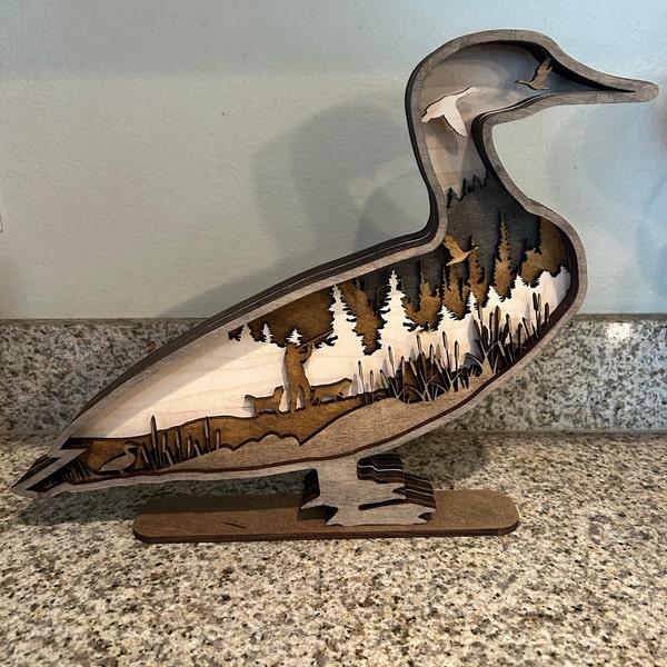 Layer Duck - Hunting Gift / Decor - Etsy