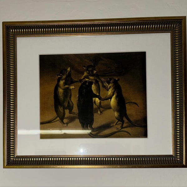 The Dance of the Rats, Unframed Art Print, Renaissance Art, Weird ...