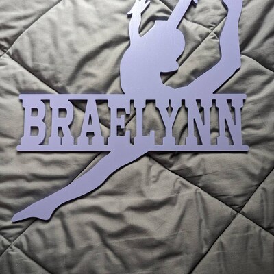 Personalized Dance Door or Wall Sign, Dancer Decoration Name - Etsy