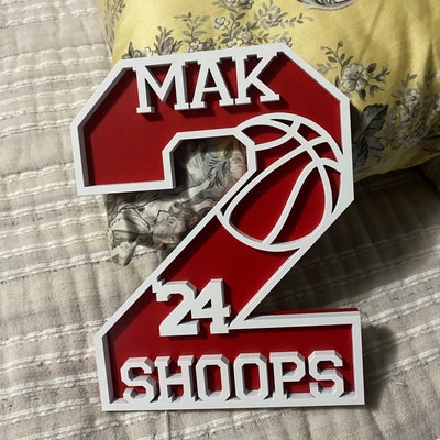 Varsity Number Graduation Gift, Senior Athlete Gift, Graduation Decor ...