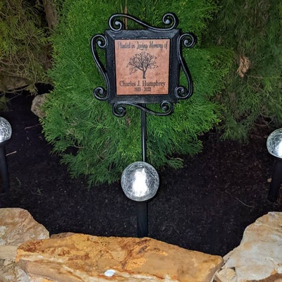 Planted in Loving Memory of Stake, Custom Personalized Memorial Stake ...