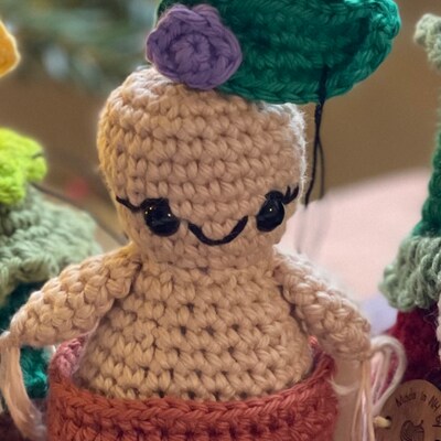 Junimo Crochet Pattern Stardew Valley Cute Amigurumi Bonus Pattern ...