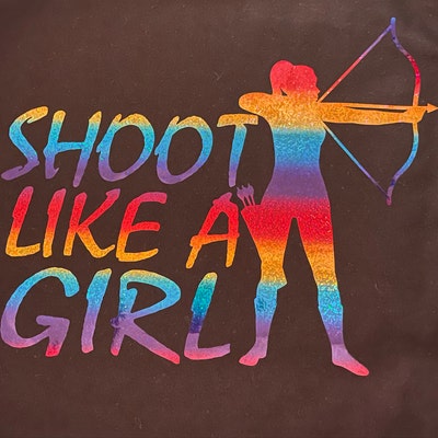 Shoot Like a Girl Archer SVG File,archery Girl Svg,female Woman Archer ...