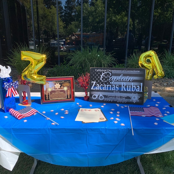 Police Officer Retirement Sign, Police Retired Sign, Police Gift ...