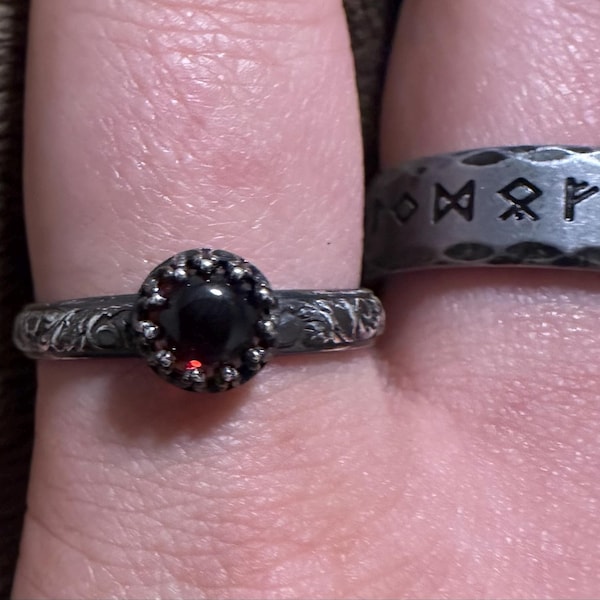 Raven Ring * Hawk Ring * Solid Sterling Silver* Nevermore* Crow Ring ...