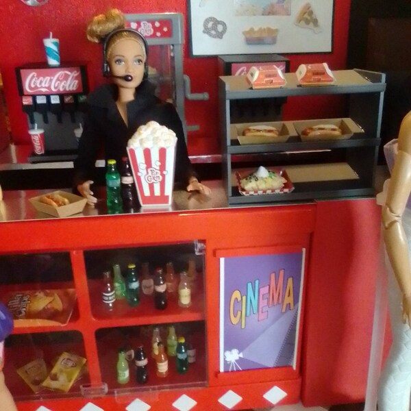 Mini Brands Toy Food Court Fast Food Restaurant Store Checkout Lane for ...