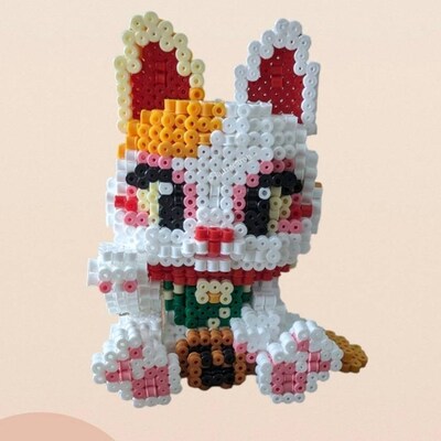 Deer 3D Perler Bead Pattern Tutorial - Etsy