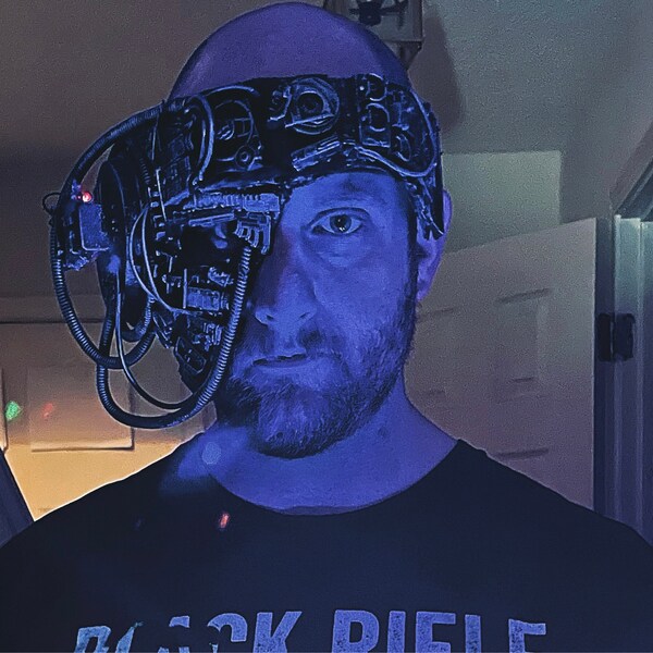 Borg Star Trek Cosplay Cyberpunk Mask Large, - Etsy